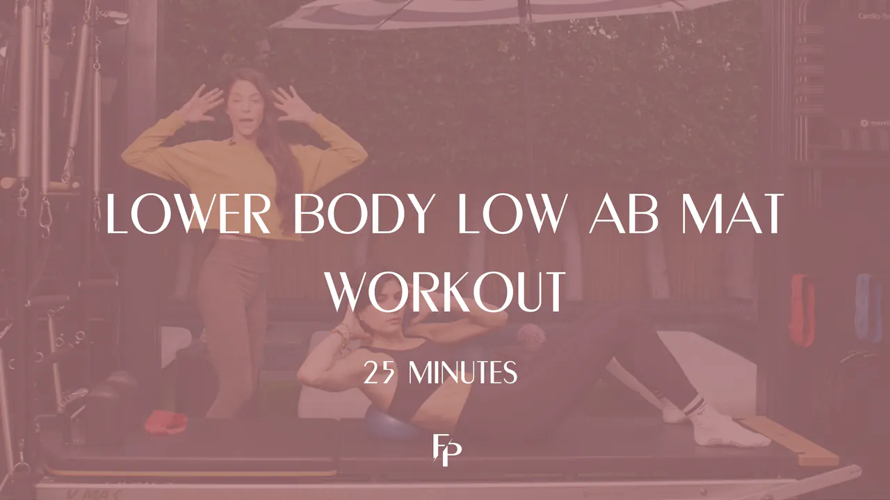 25 Min Mat | Lower Body & Low Abs - Mat Pilates - Forma Pilates