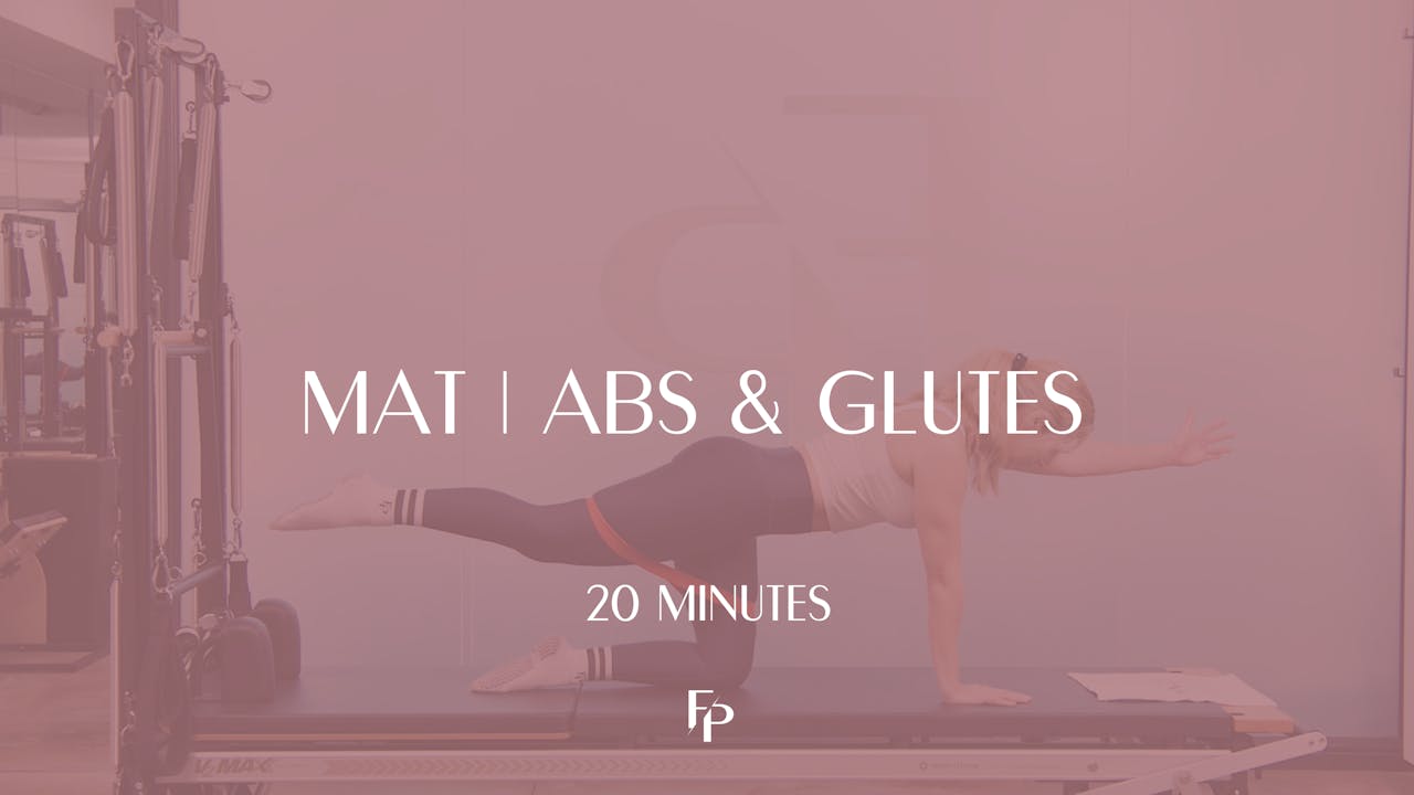 20 Min Mat | Abs and Glutes - Forma Pilates