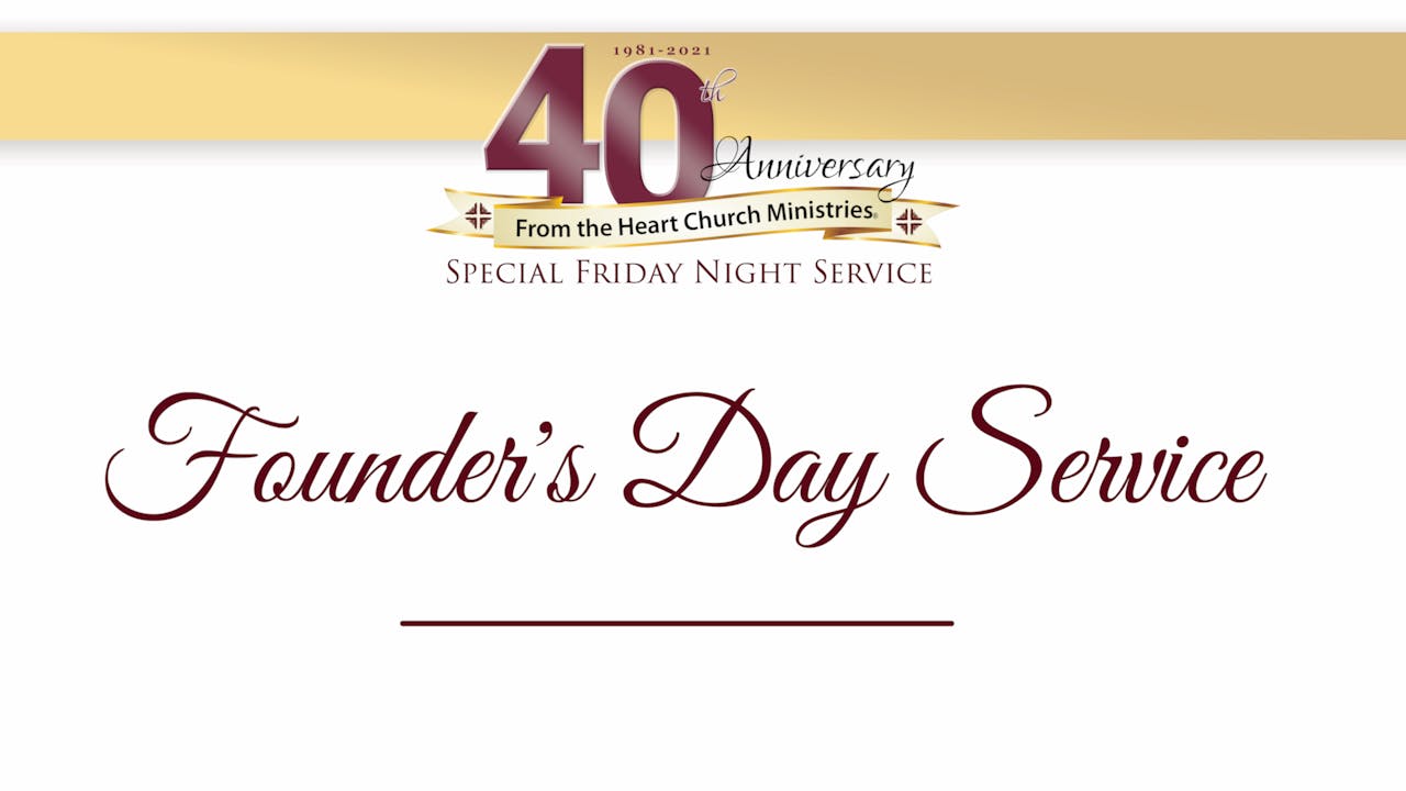 2021-06-04 Founder's Day Service - Sermon Subscription