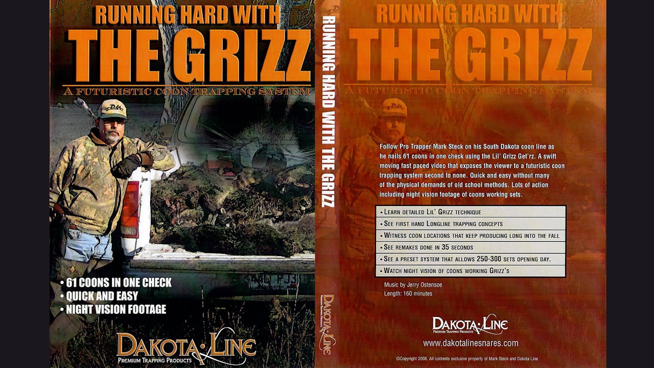Running Hard With The Grizz Mark Steck - Full Length Trapping Videos ...