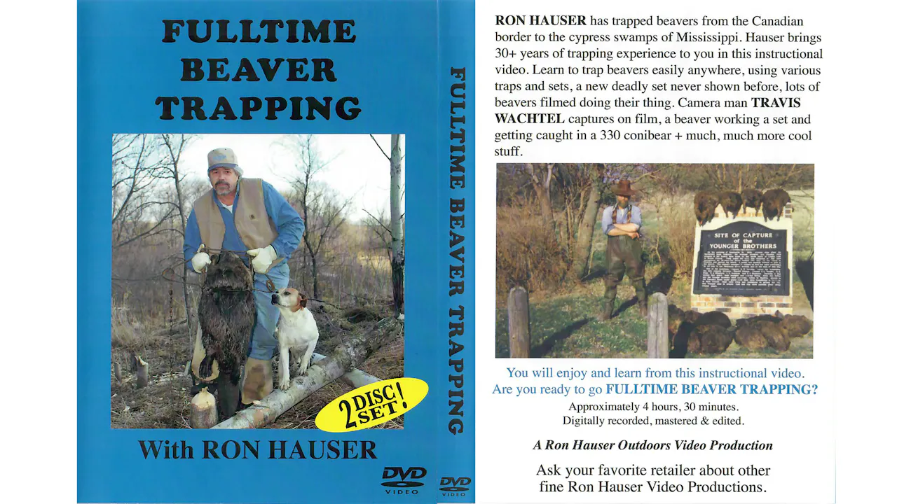 Trailer: Fulltime Beaver Trapping with Ron Hauser - FREE Video Previews ...
