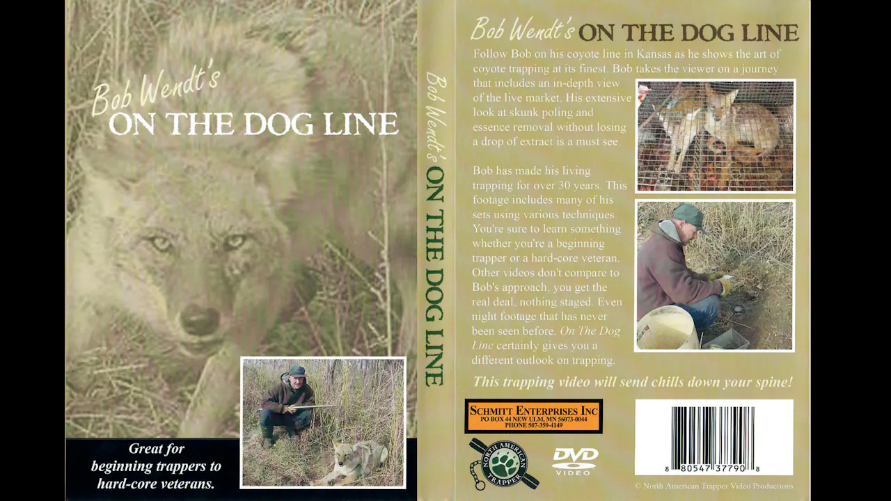 Trailer: Bob Wendt On The Dog Line - FREE Video Previews - Fur Taker TV