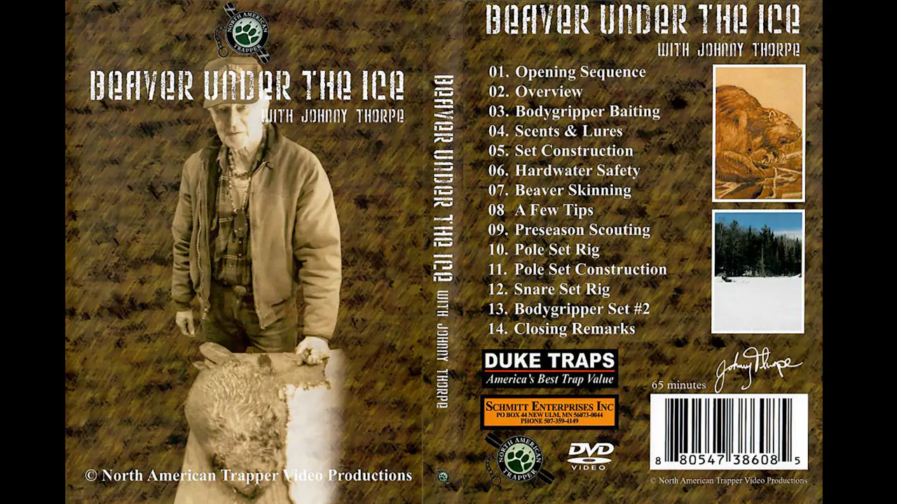 Beaver Under The Ice with Johnny Thorpe - Fur Taker TV