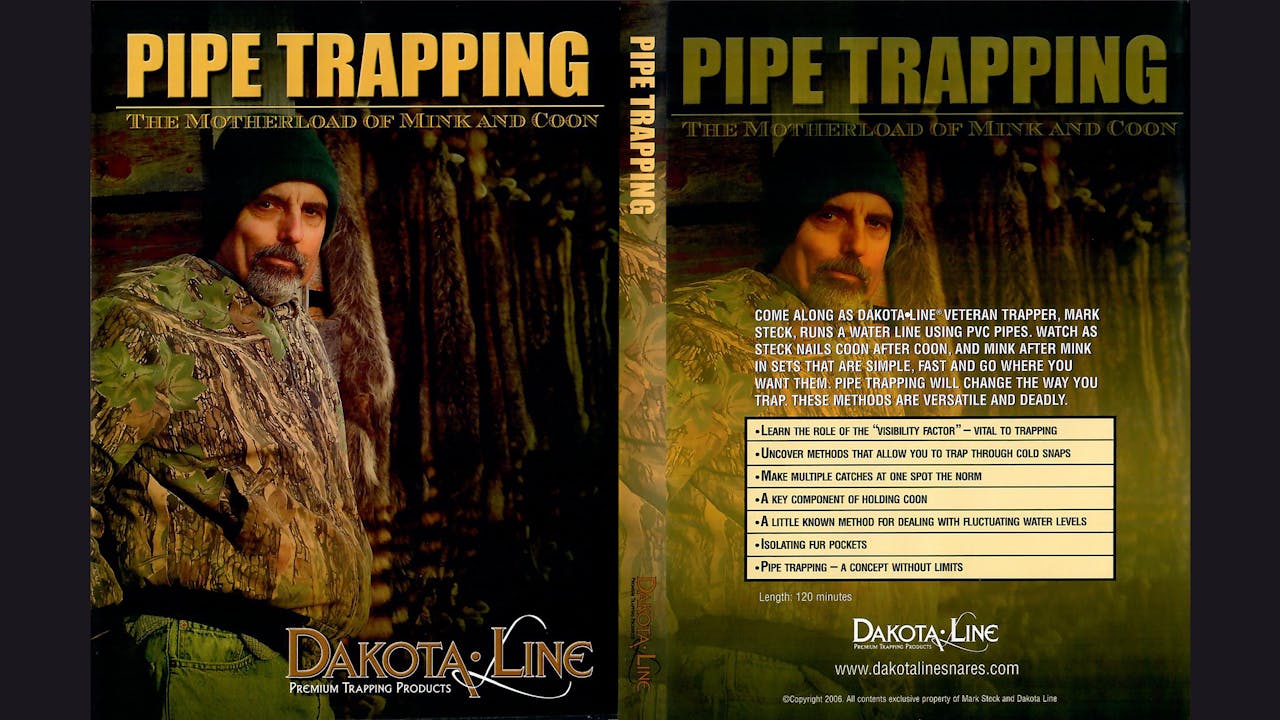 Trailer: Pipe Trapping The Motherload Of Mink & Coon with Mark Steck ...