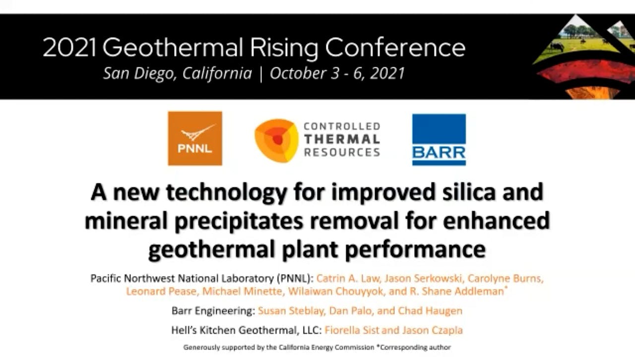 GRC 2021 Prevention and MItigation of Scaling and Corrosion and ...