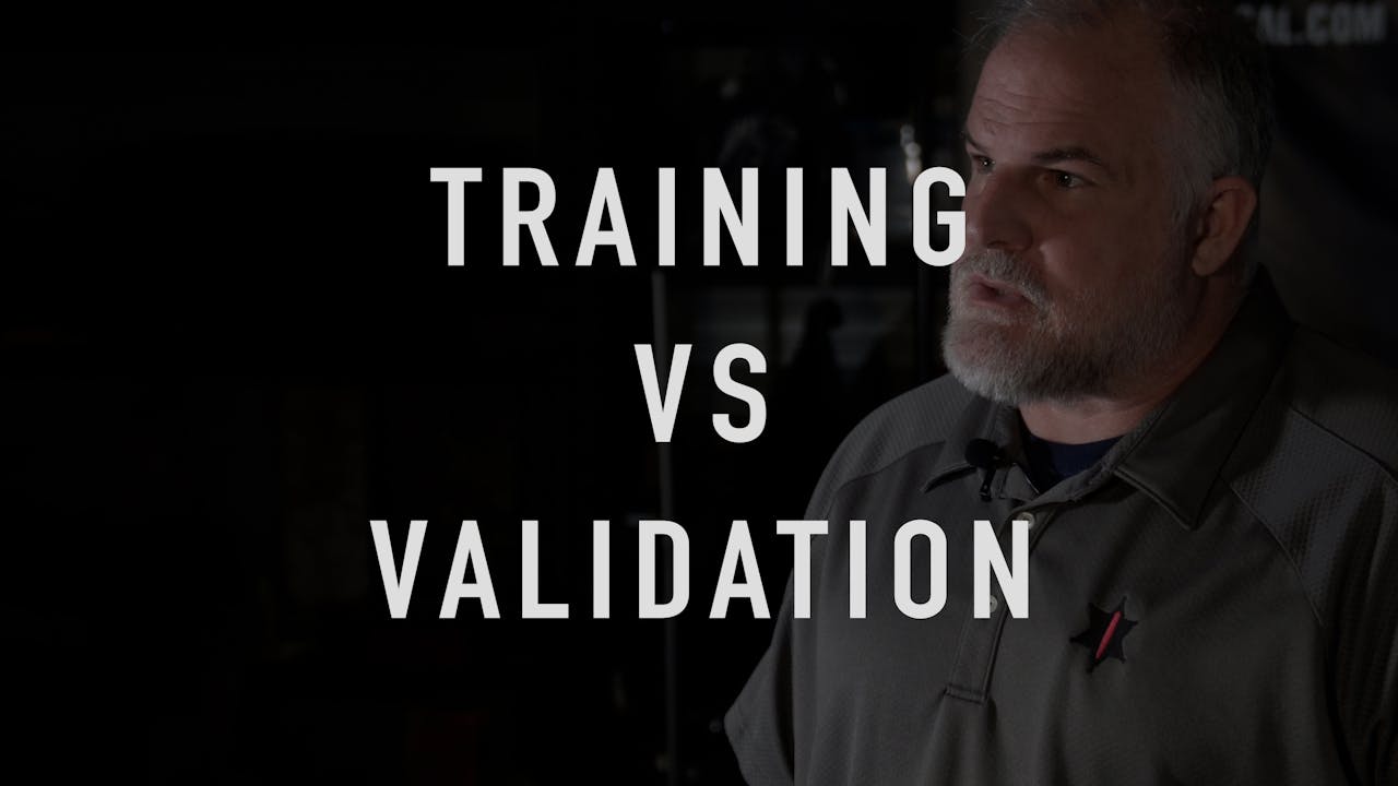 Training vs Validation - SHOOTERS - SOB TV