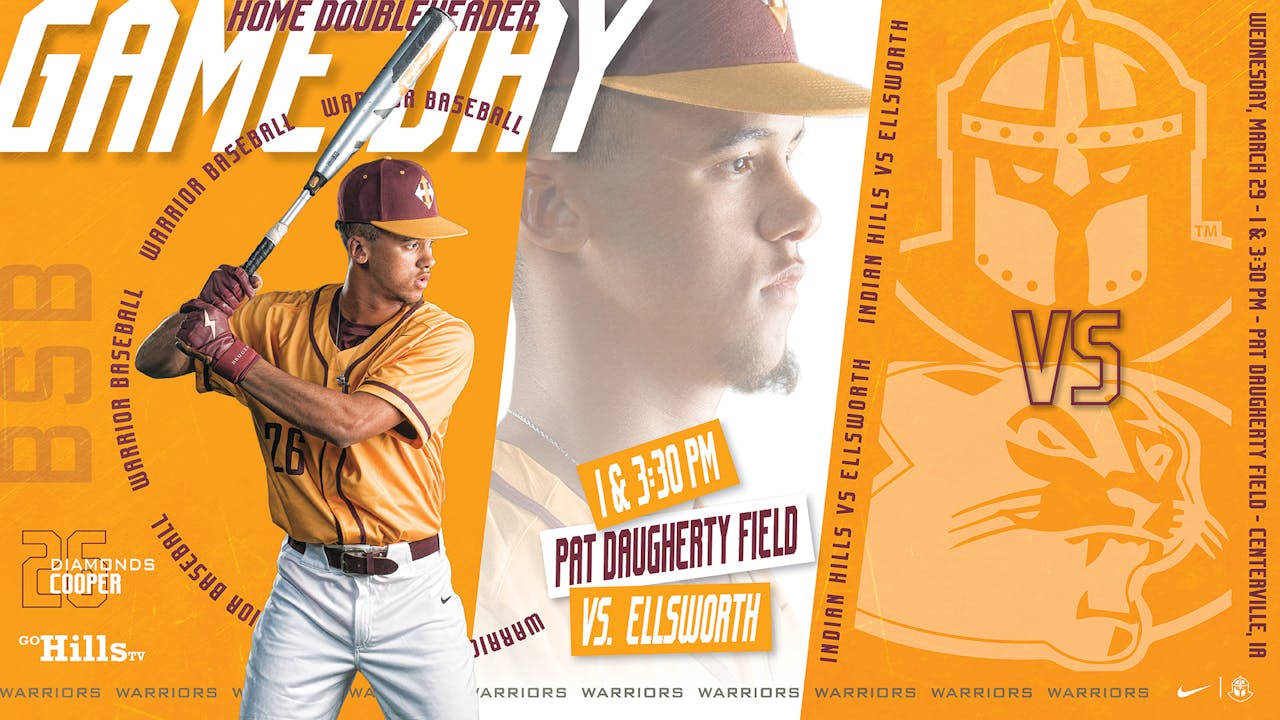 3-29-23 IHCC Baseball vs Ellsworth Game 2 - 2022-2023 - GoHillsTV