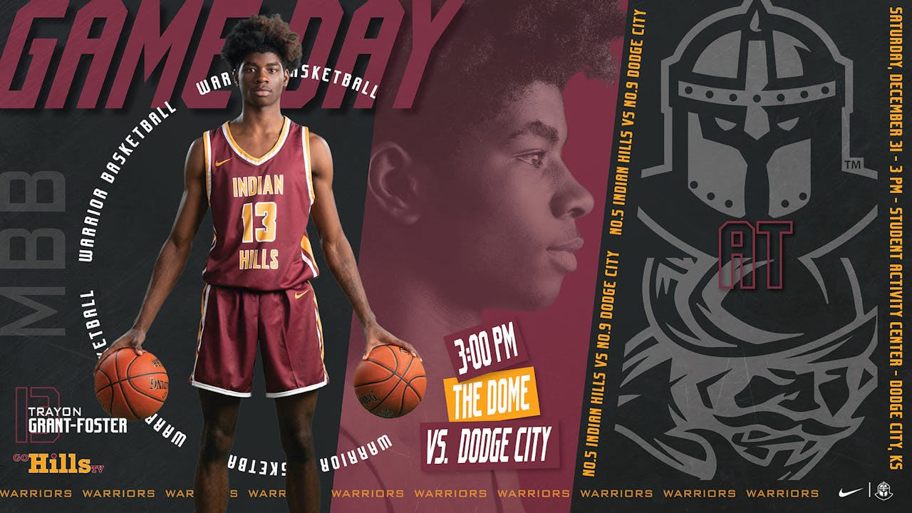 12-31-22 IHCC Men's Basketball @ Dodge City - 2022-2023 - GoHillsTV