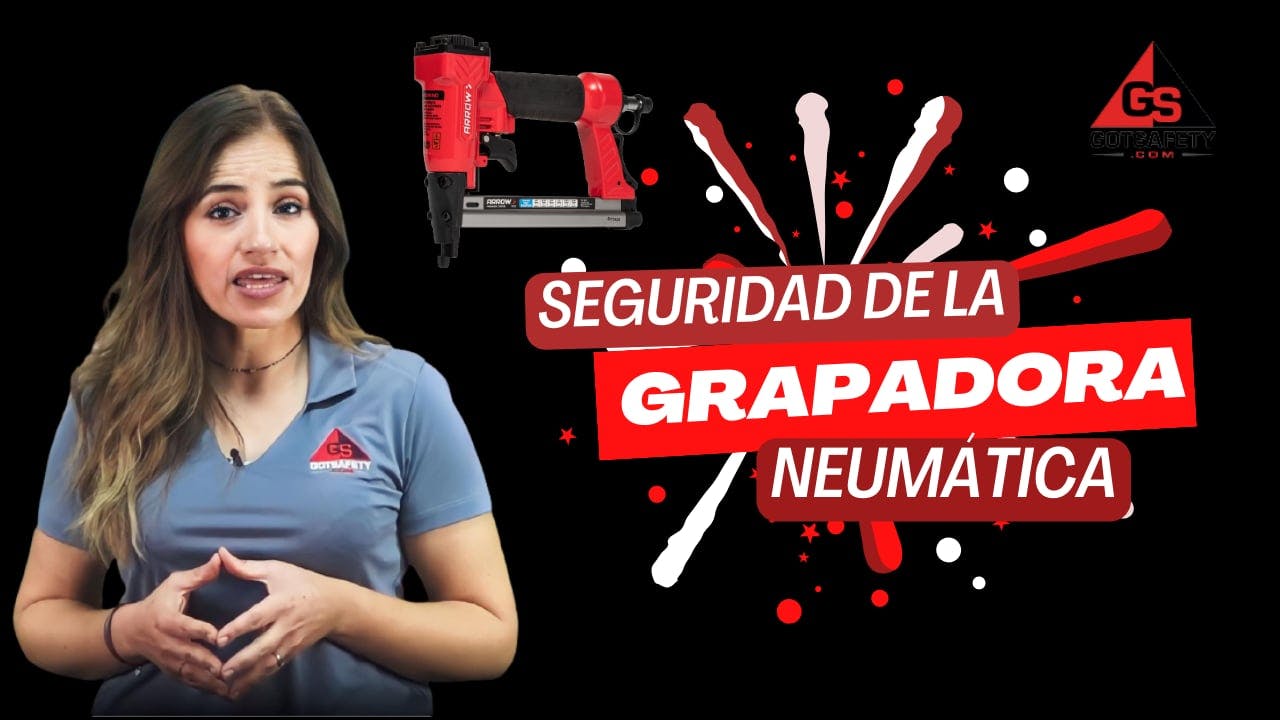 Pneumatic Staple Gun Safety - SP - GotSafety Lite | Safety Video Streaming