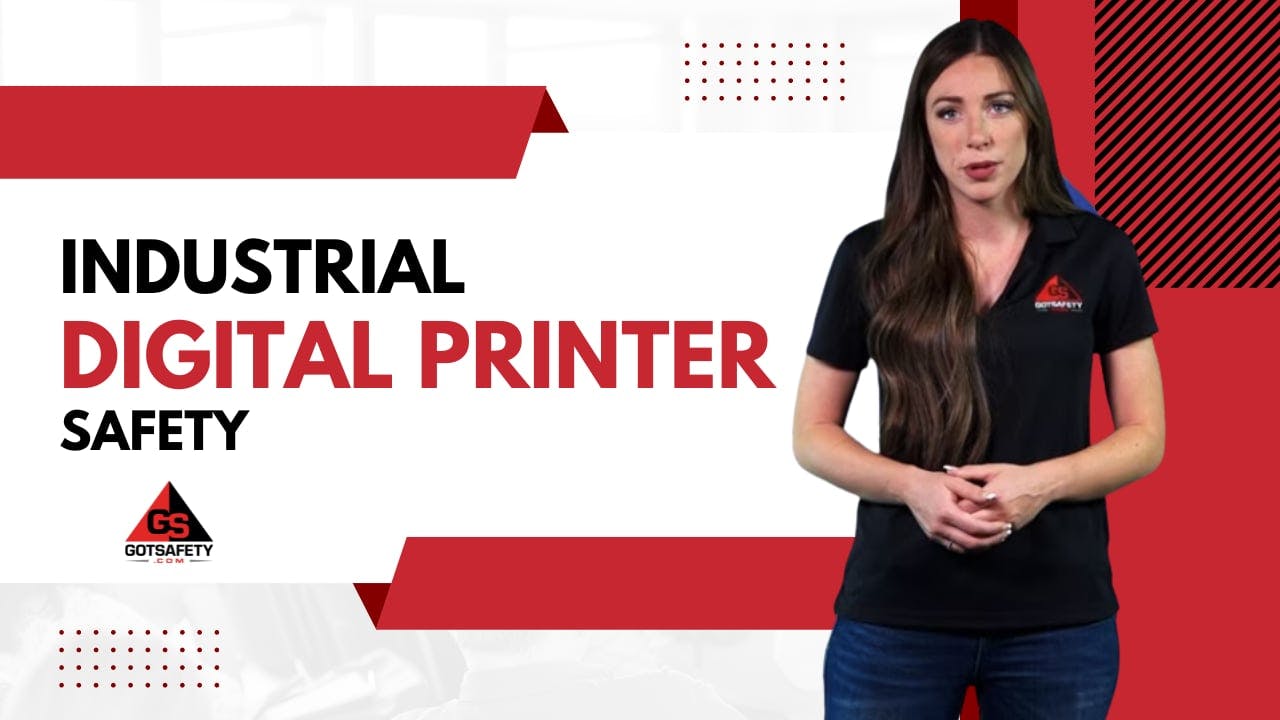 Industrial Digital Printer Safety - GotSafety Lite | Safety Video Streaming