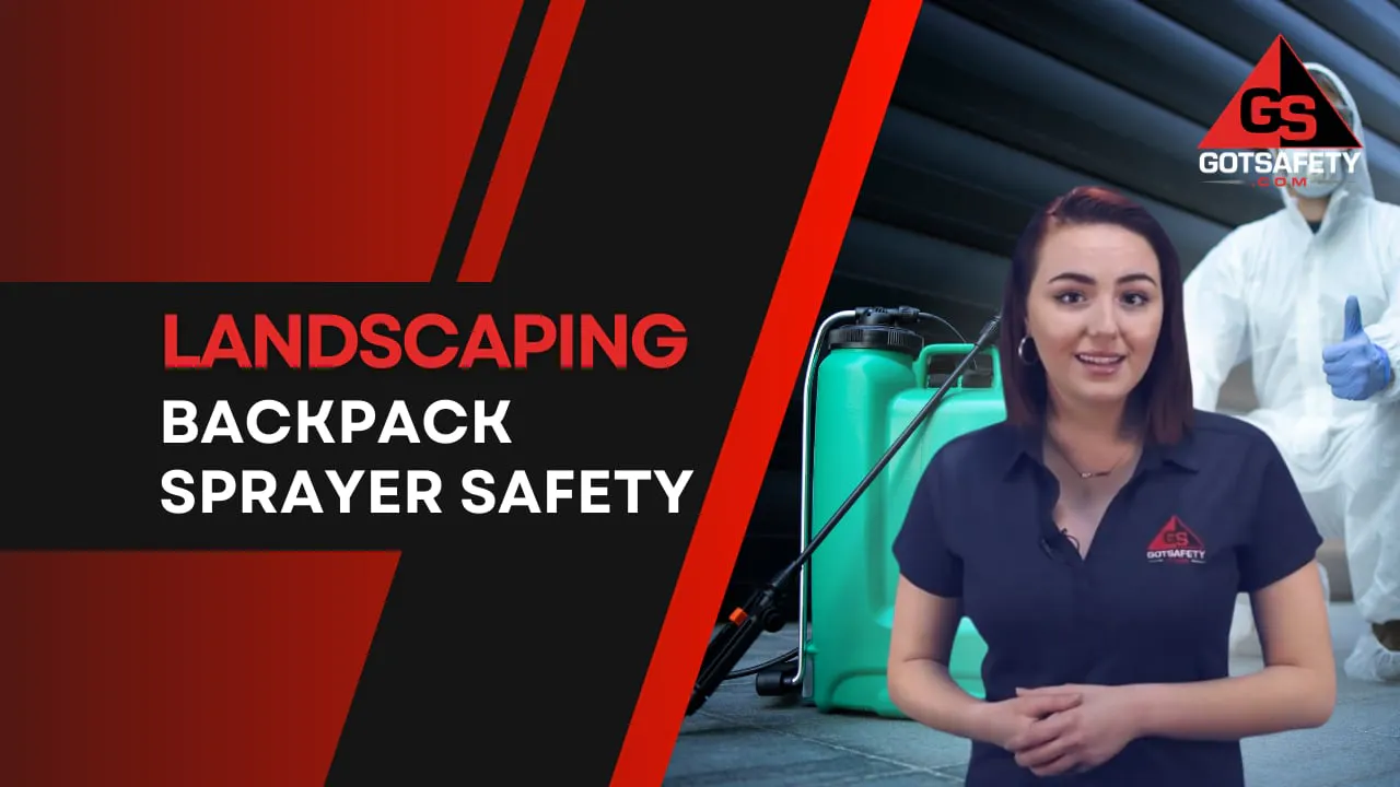 Landscaping: Backpack Sprayer Safety - GotSafety Lite | Safety Video ...