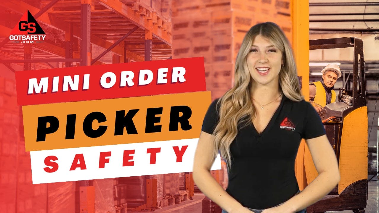 Mini Order Picker Safety - GotSafety Lite | Safety Video Streaming