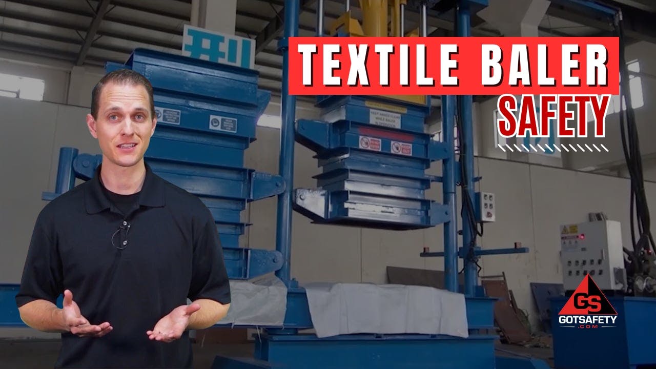 Textile Baler Safety - GotSafety Lite | Safety Video Streaming