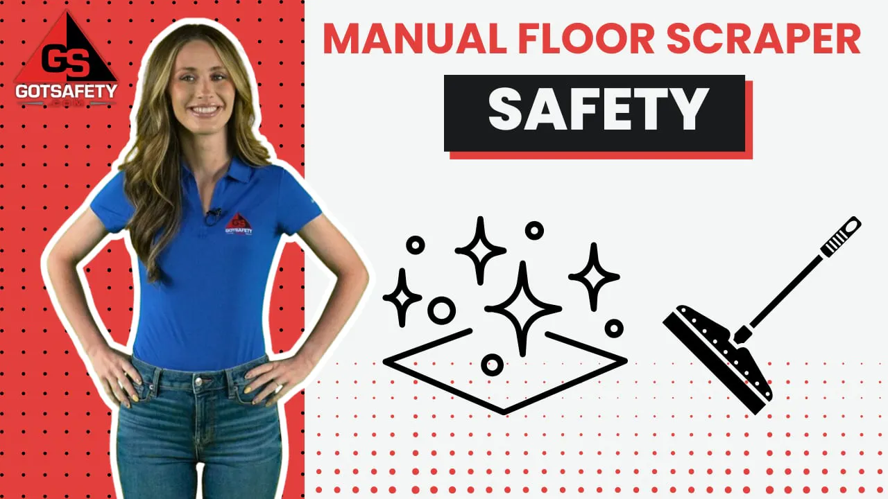 Manual Floor Scraper Safety - GotSafety Lite | Safety Video Streaming