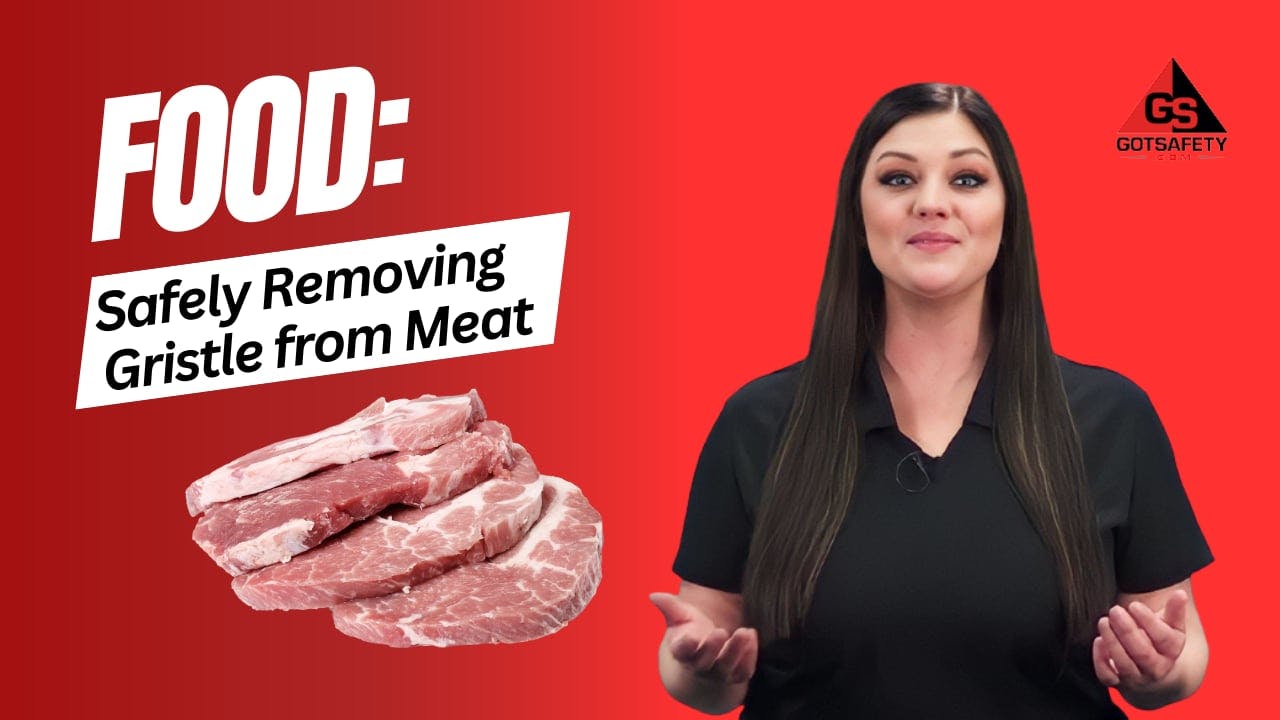 Food: Safely Removing Gristle from Meat - GotSafety Lite | Safety Video ...