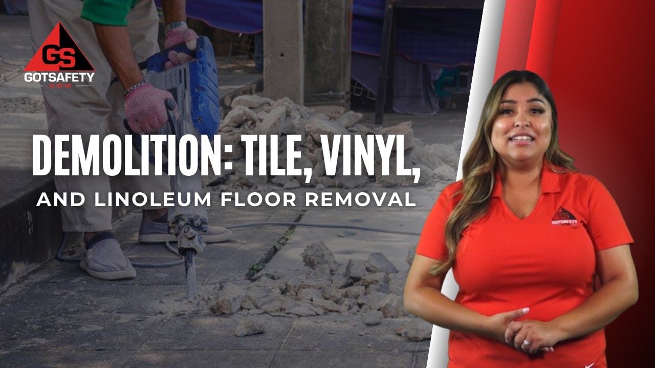 Demolition: Tile, Vinyl, and Linoleum Floor Removal - GotSafety Lite ...
