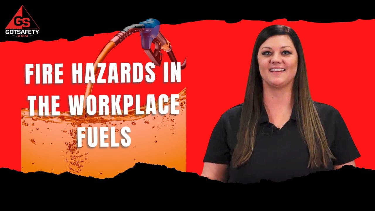 Fire Hazards in the Workplace Fuels - Fire Safety Training - English ...