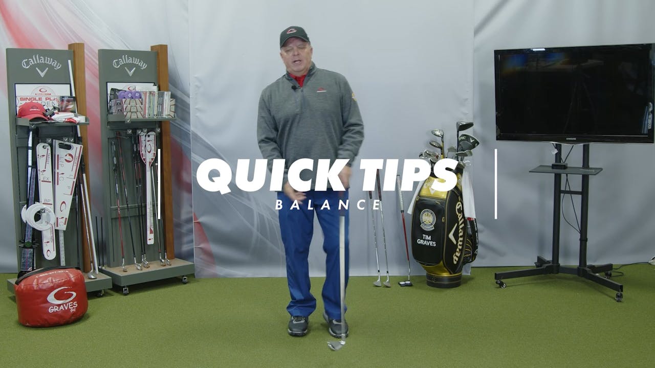 Quick Tip - Balance - Golf Shape (Flexibility & Mobility) - Graves Golf ...
