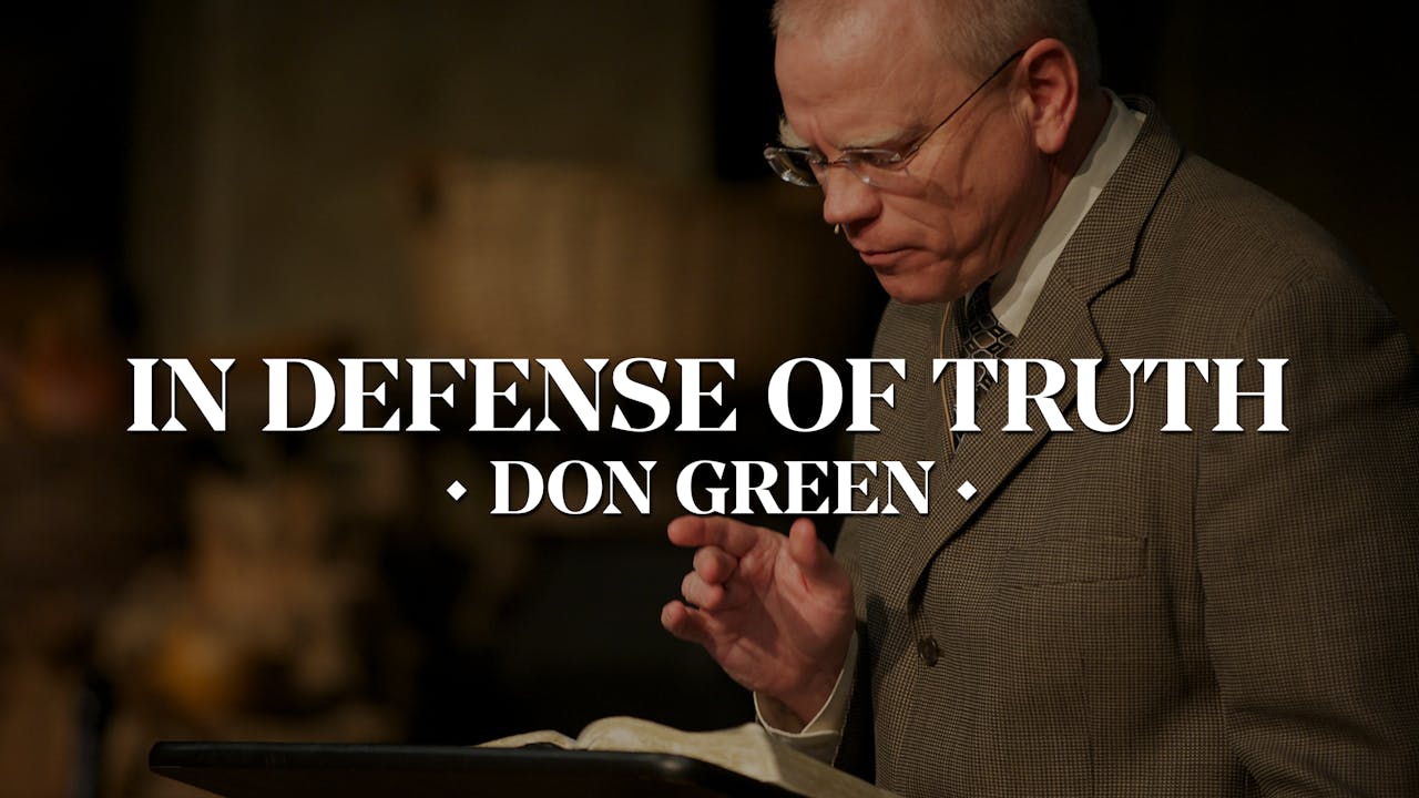 In Defense of Truth - Don Green - Most Comments - AGTV