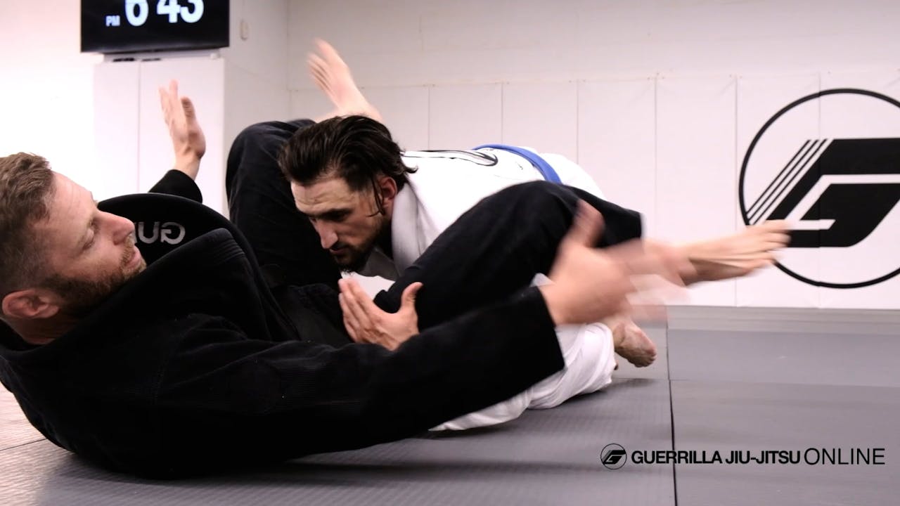 Stack Pass Defense To Triangle - Guerrilla Jiu-Jitsu Online