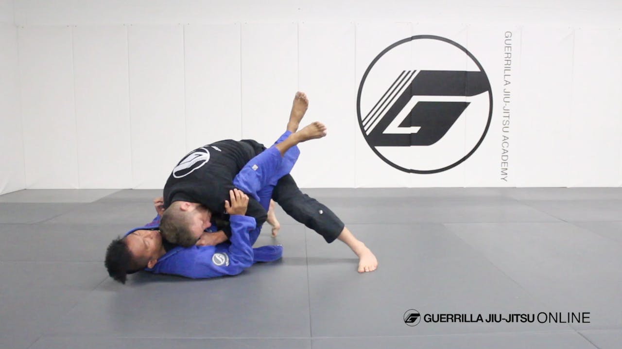 Half Guard Knee Shield Pass Part 2 - Leg Drag - Guerrilla Jiu-Jitsu Online