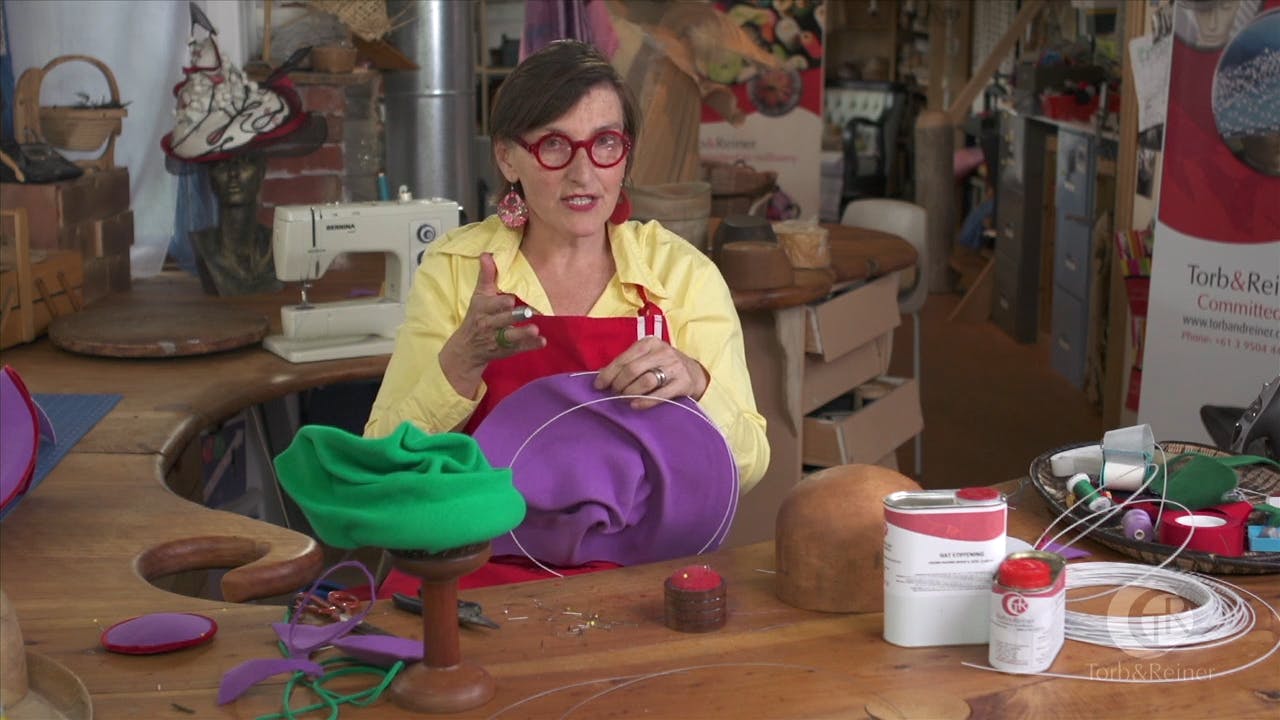 Wire & Stitching Capaline Hat - All About Felt Course - Hat Academy Studio＋