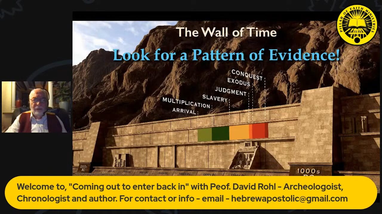 From Egypt to Israel - Archaeologist (Prof. David Rohl) and the ...