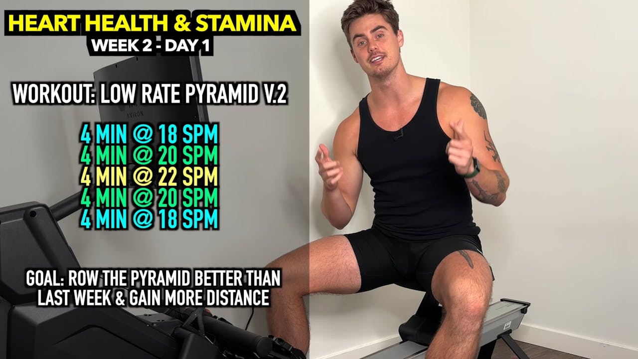 Heart Health & Stamina: Low Rate Pyramid v.2 (Week 2 - Day 1) - 8-Week ...
