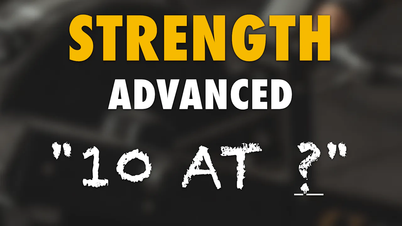 10 at ? (Advanced) Strength Row - STRENGTH Workouts 2023 - JUST ROW