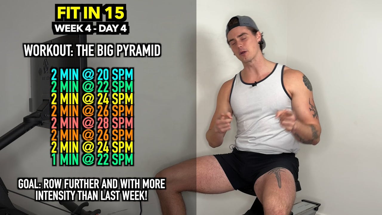 Fit in 15: The Big Pyramid (Week 4 - Day 4) - The "Fit in 15" 2024 ...