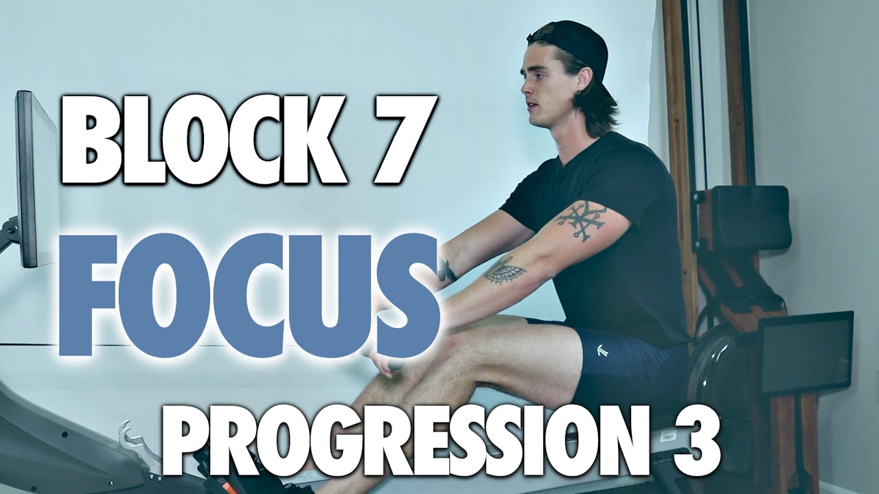 FOCUS: Steady Split 3's (PROG. 3) - Advanced Program #1 - JUST ROW