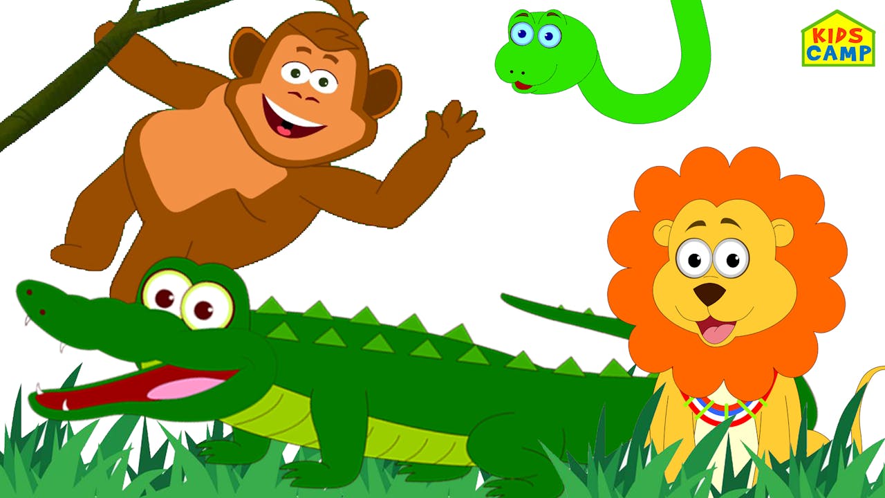 Jungle Animals Song - Season 1 - HooplaKidz Plus - Fun and Educational ...