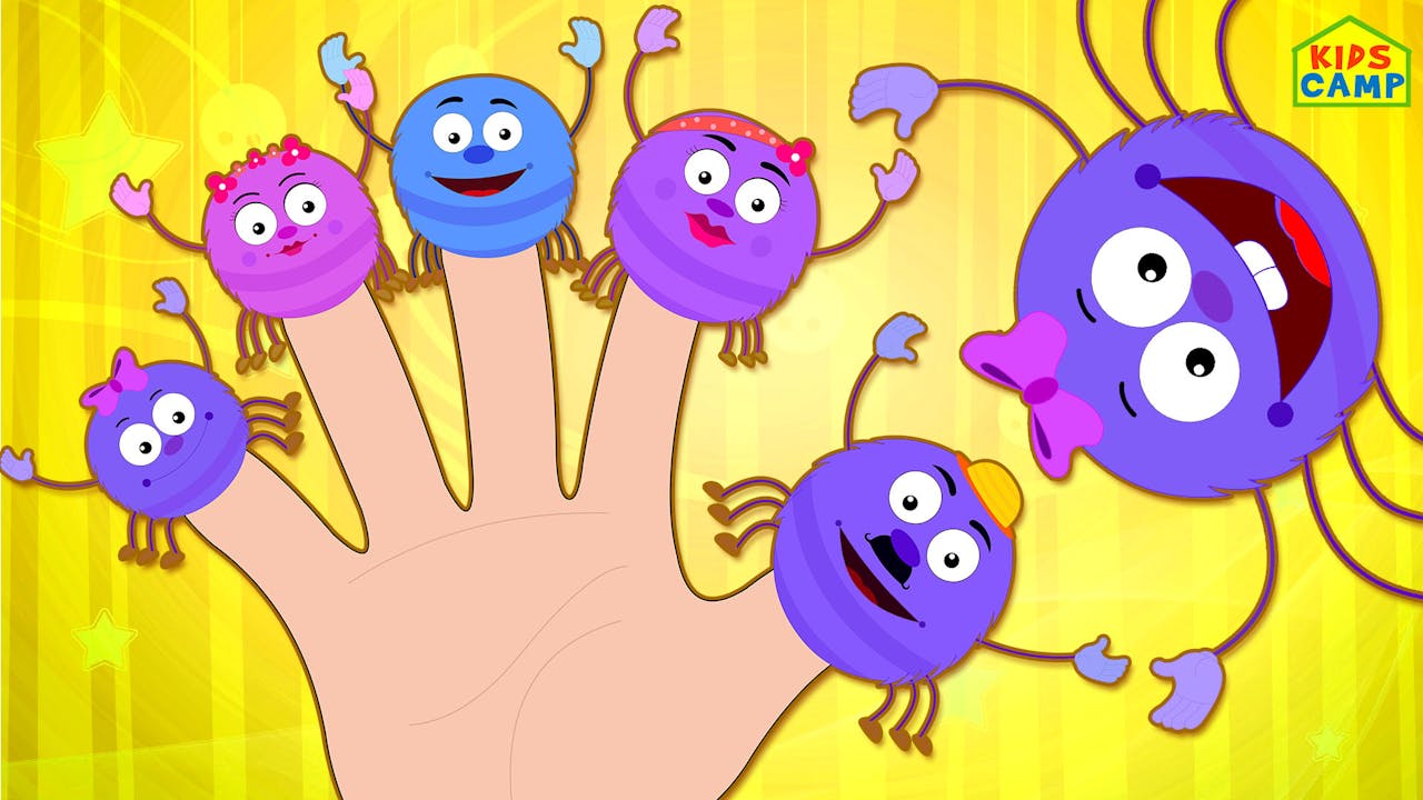 Spider Finger Family Song - HooplaKidz Plus - Fun and Educational Videos