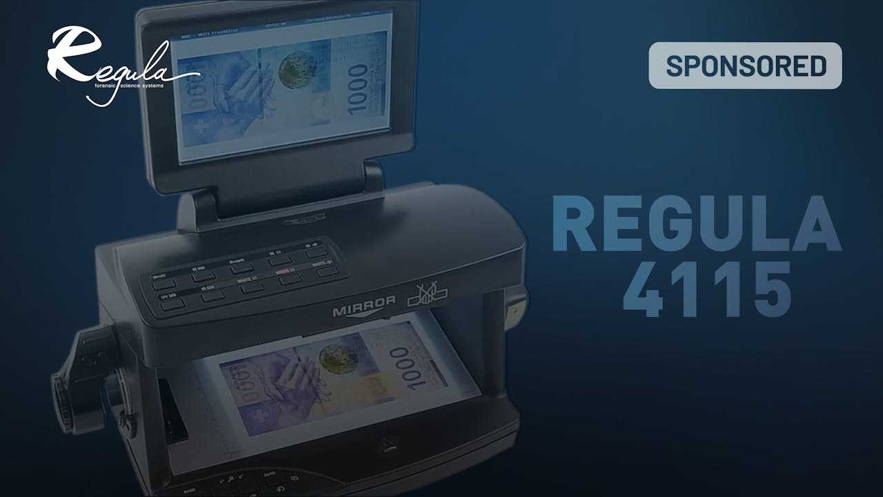 Document authenticity verification device Regula 4115 - ICAO TV
