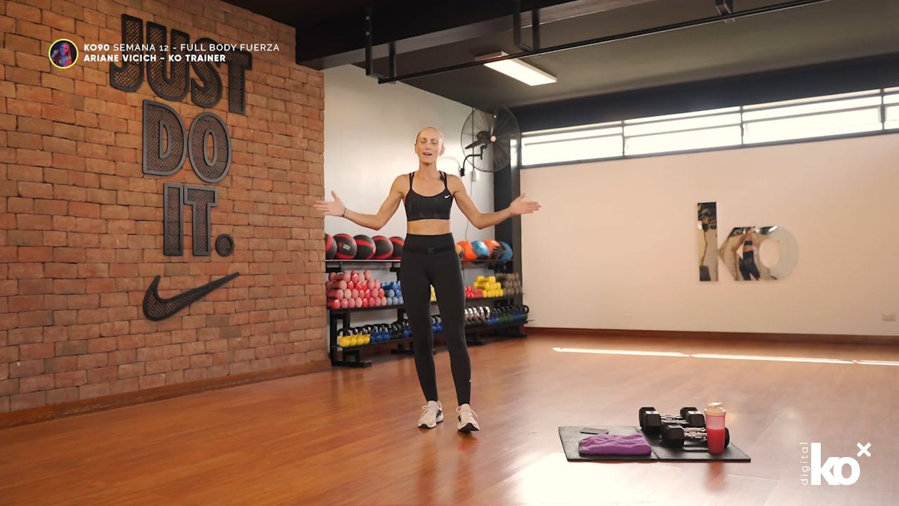 SEMANA 12 | Día 01 | FULL BODY FUERZA con Ariane Vicich - KO Digital