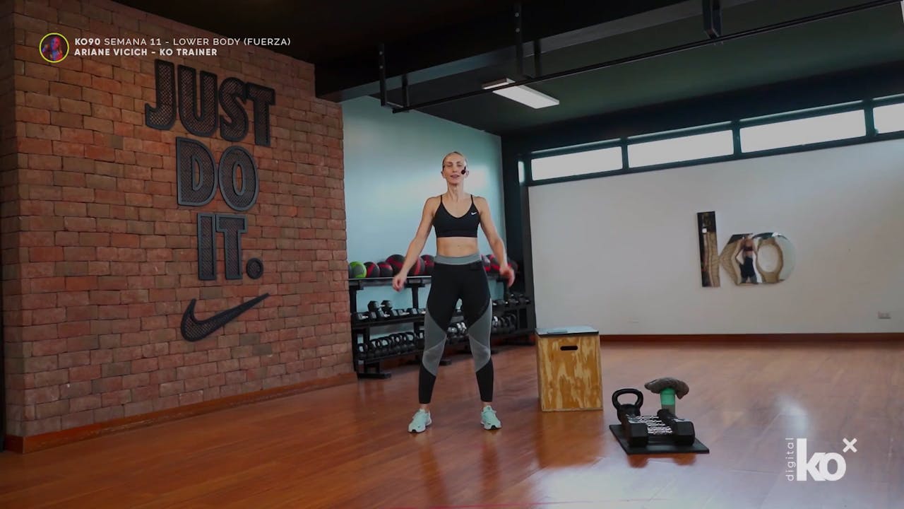 SEMANA 11 | Día 02 | LOWER BODY FUERZA con Ariane Vicich - KO Digital