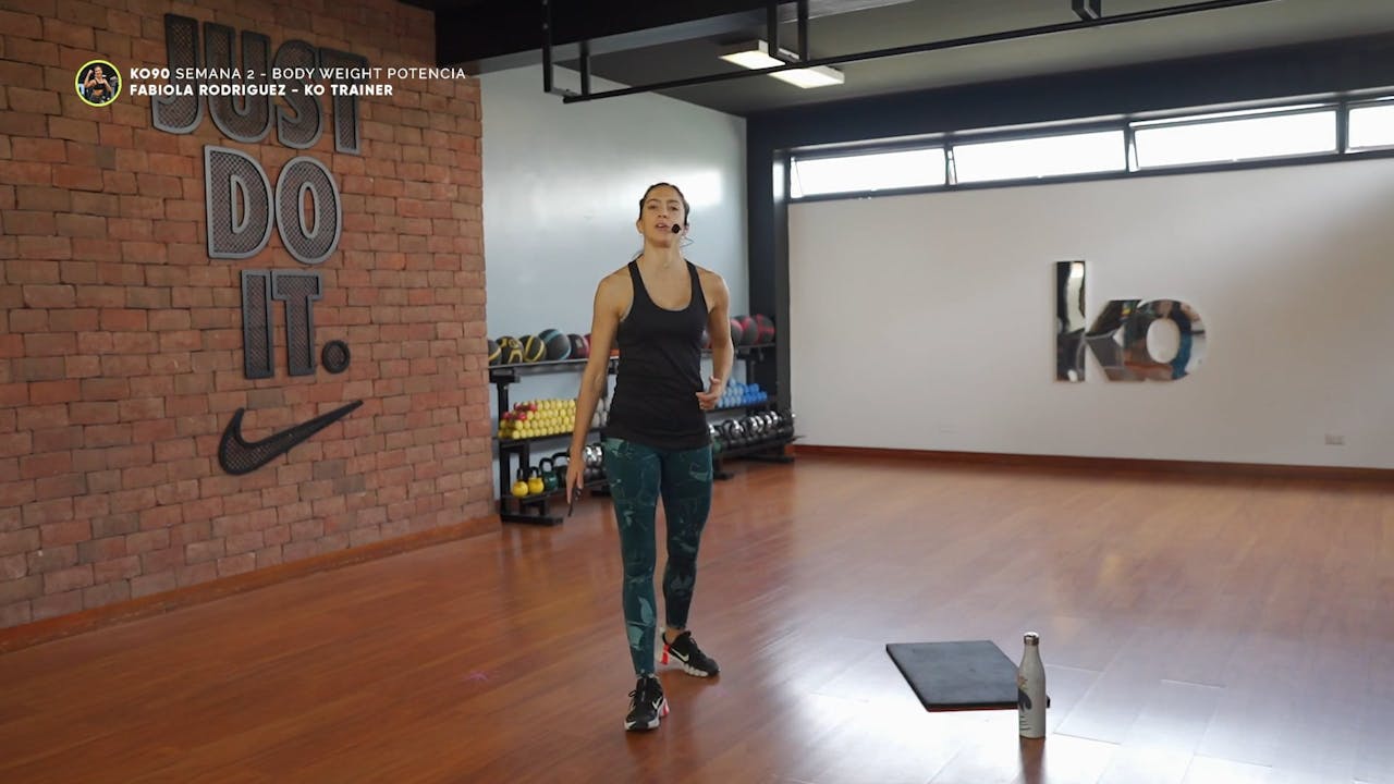 SEMANA 02 - DÍA 1 | BODY WEIGHT POTENCIA con Fabiola Rodriguez - KO Digital