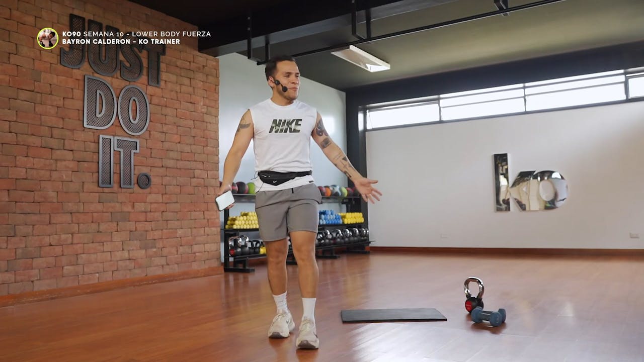 SEMANA 10 - Día 02 | LOWER BODY FUERZA con Bayron Calderón - KO Digital