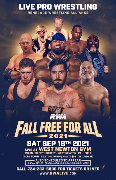 RWA Fall Free for All 2021 - 2021 - indywrestling.us network