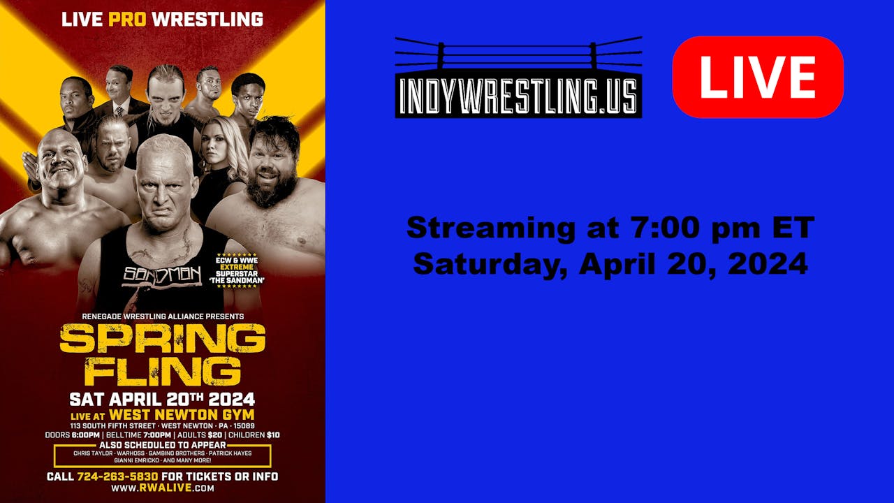 RWA Spring Fling 2024 #RWASpringFling - indywrestling.us network