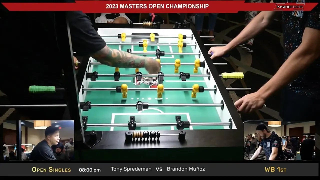 Brandon Munoz vs. Tony Spredeman | Open Singles Final 1st Set - 2023 ...