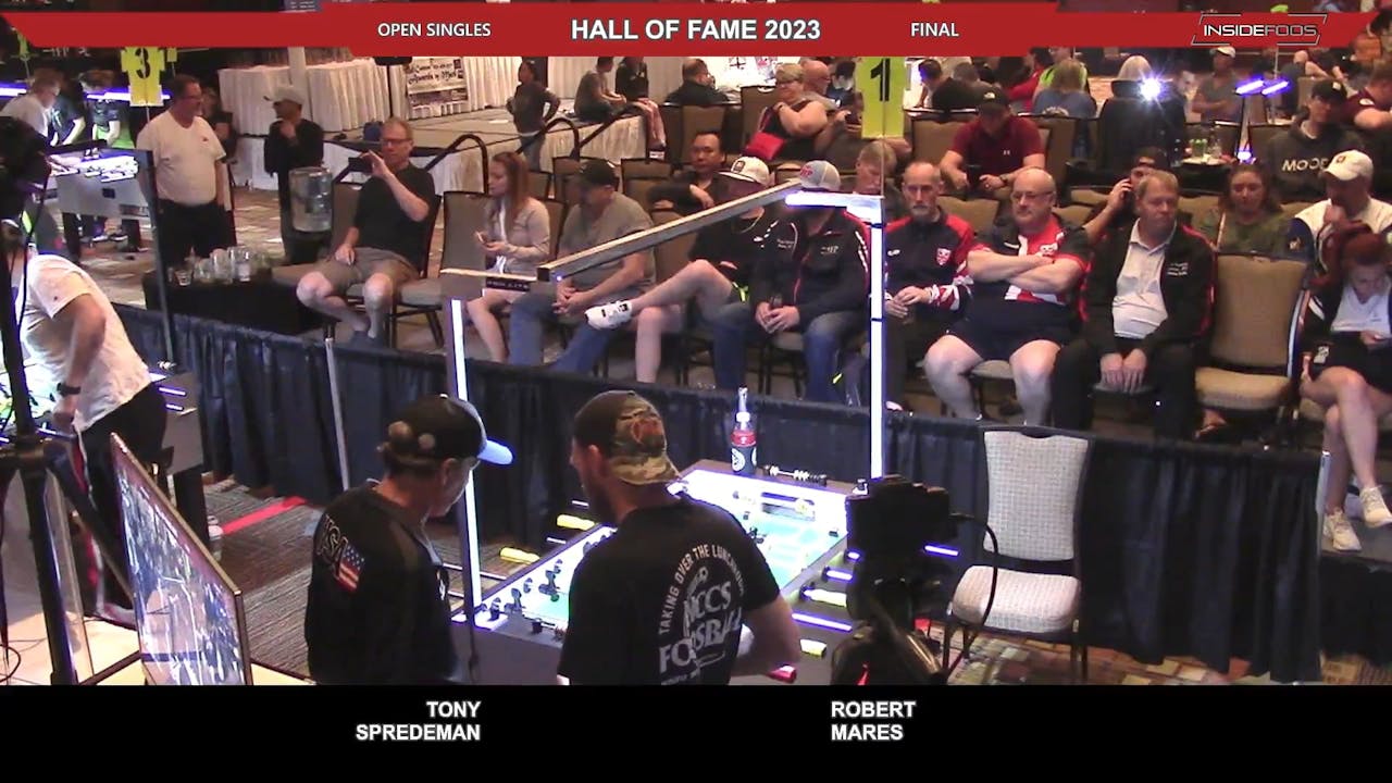 Robert Mares vs. Tony Spredeman | Open Singles Final - 2023 Hall of ...