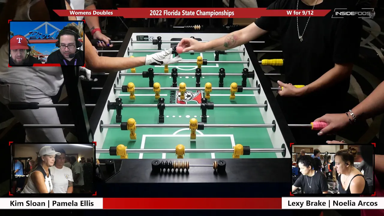 Sloan/Ellis vs. Brake/Arcos | Womens Doubles W for 9/12 - InsideFoos