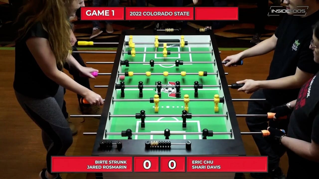 Birte Strunk/Jared Rosmarin vs. Eric Chu/Shari Davis | Beginner Doubles ...