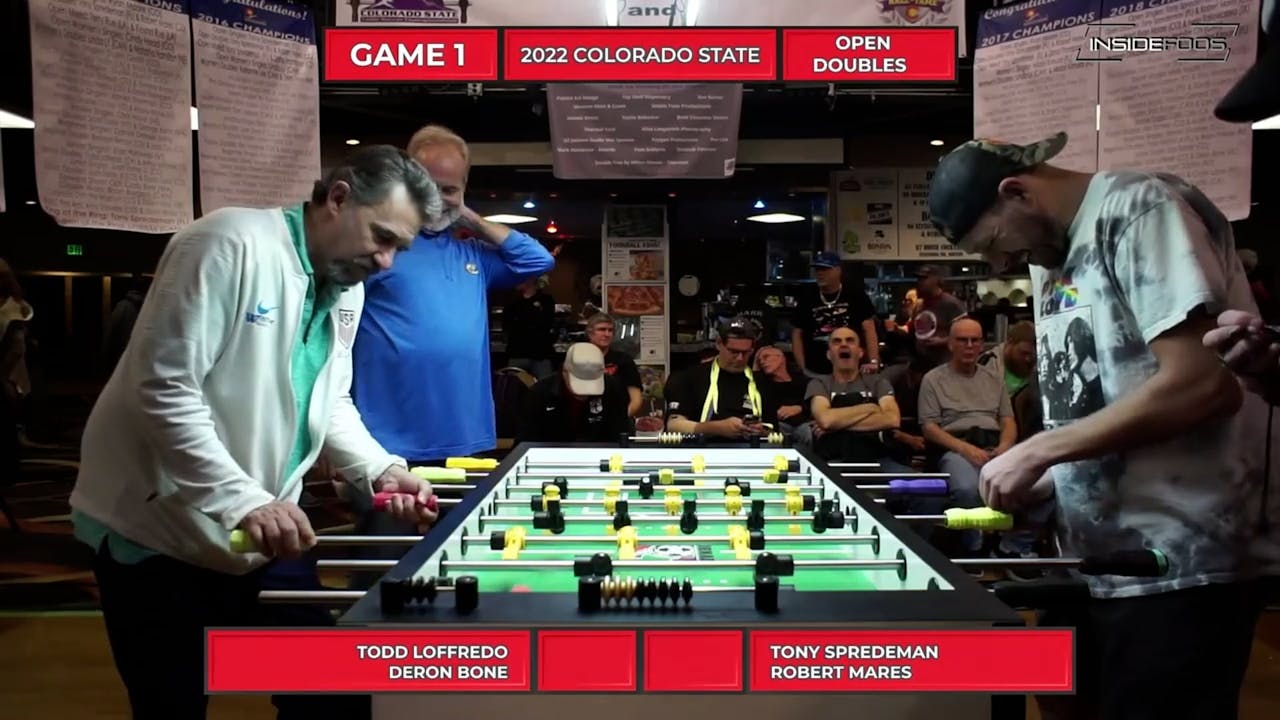 Todd Loffredo/Deron Bone vs Tony Spredeman/Robert Mares | Open Doubles ...