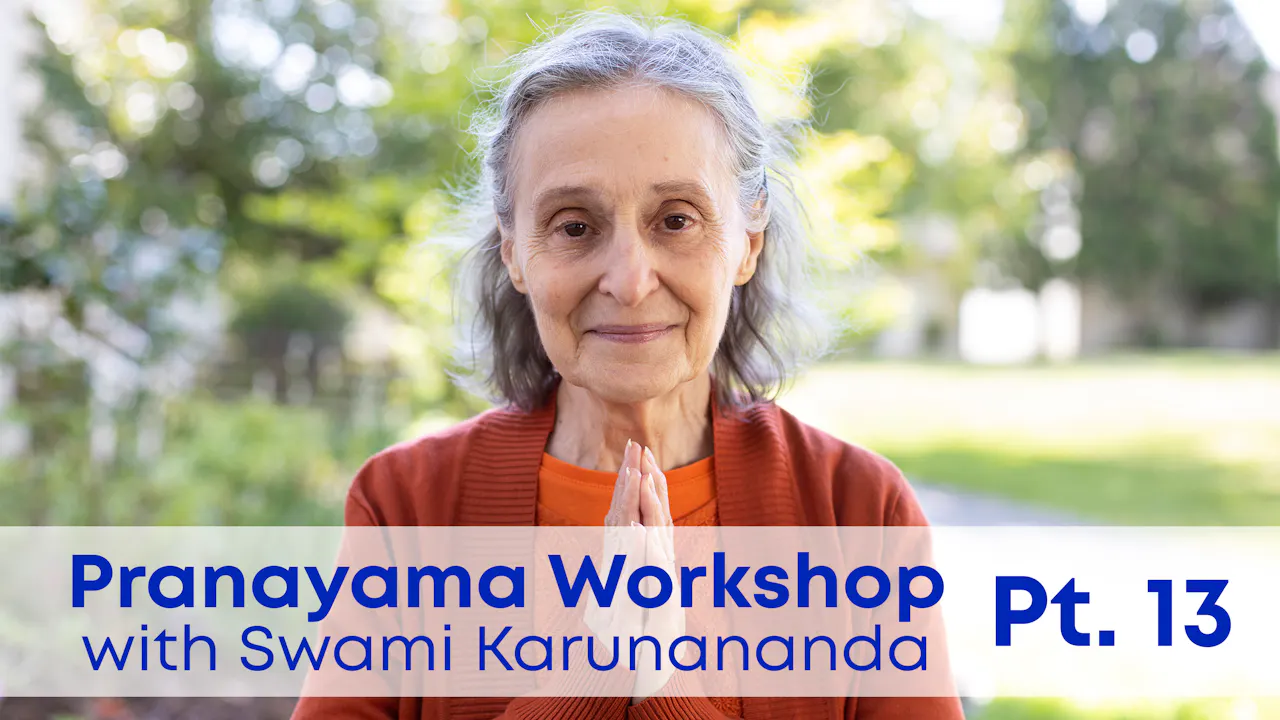 Pranayama Workshop - Pt 13 - Benefits of Deep Breathing - Swami ...