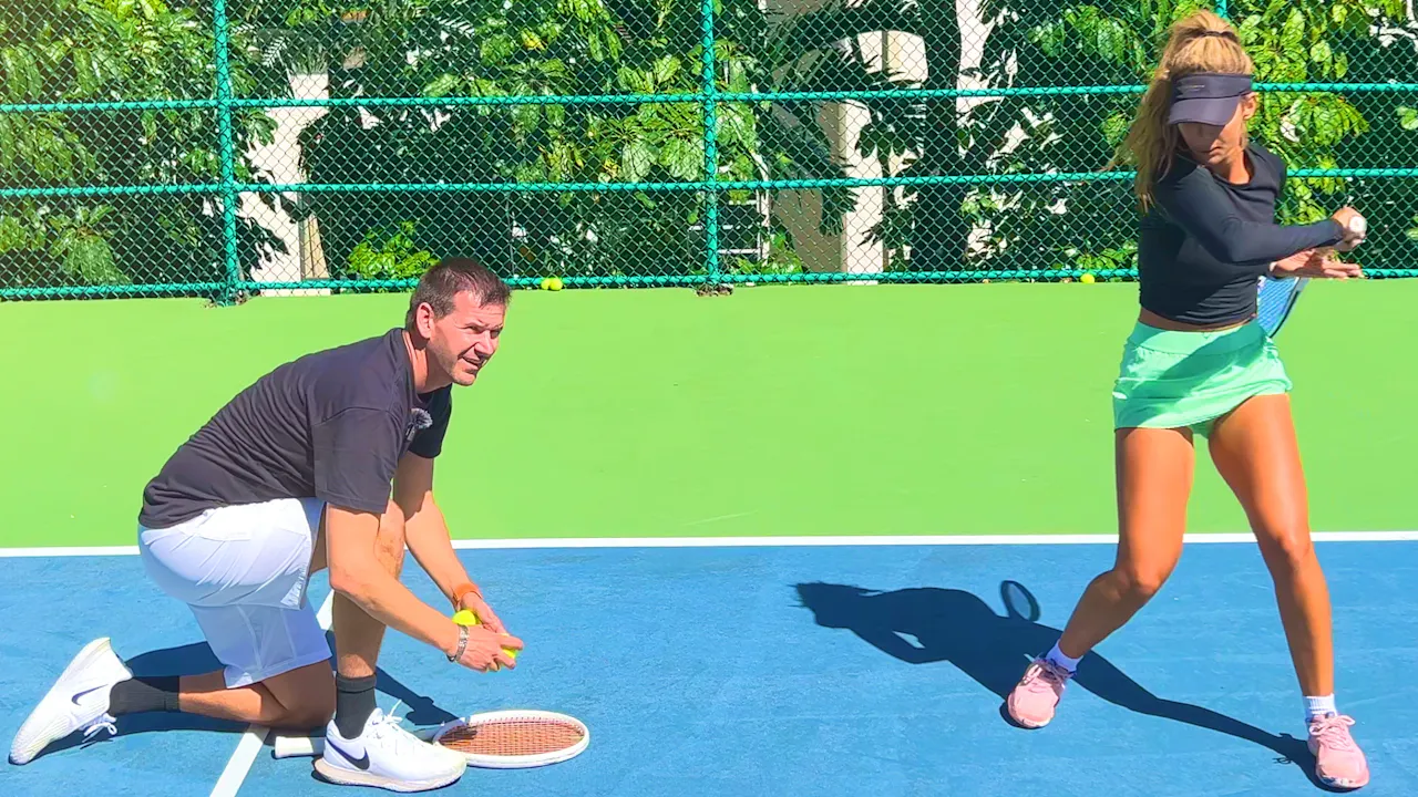 High-Intensity Forehand & Backhand Drills - Teaching Sara - Intuitive ...
