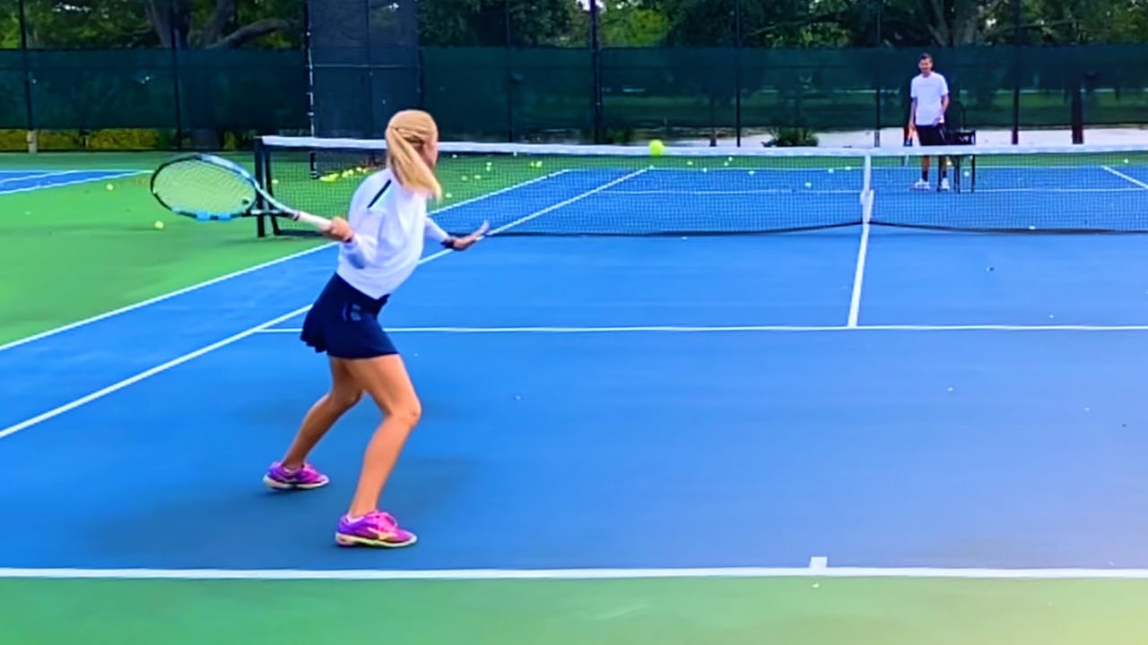 WTA Forehand with Ema - Released YouTube Videos - Intuitive Tennis
