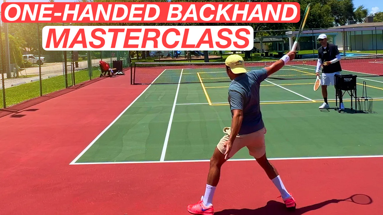 High One-Handed Backhand, Open-Stance and More - Shamir's Comeback ...