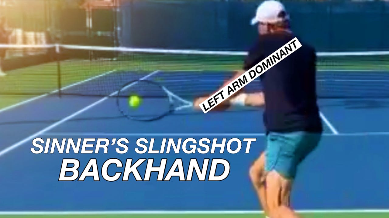 Sinner’s Slingshot Two-Handed Backhand - Released YouTube Videos - Intuitive Tennis